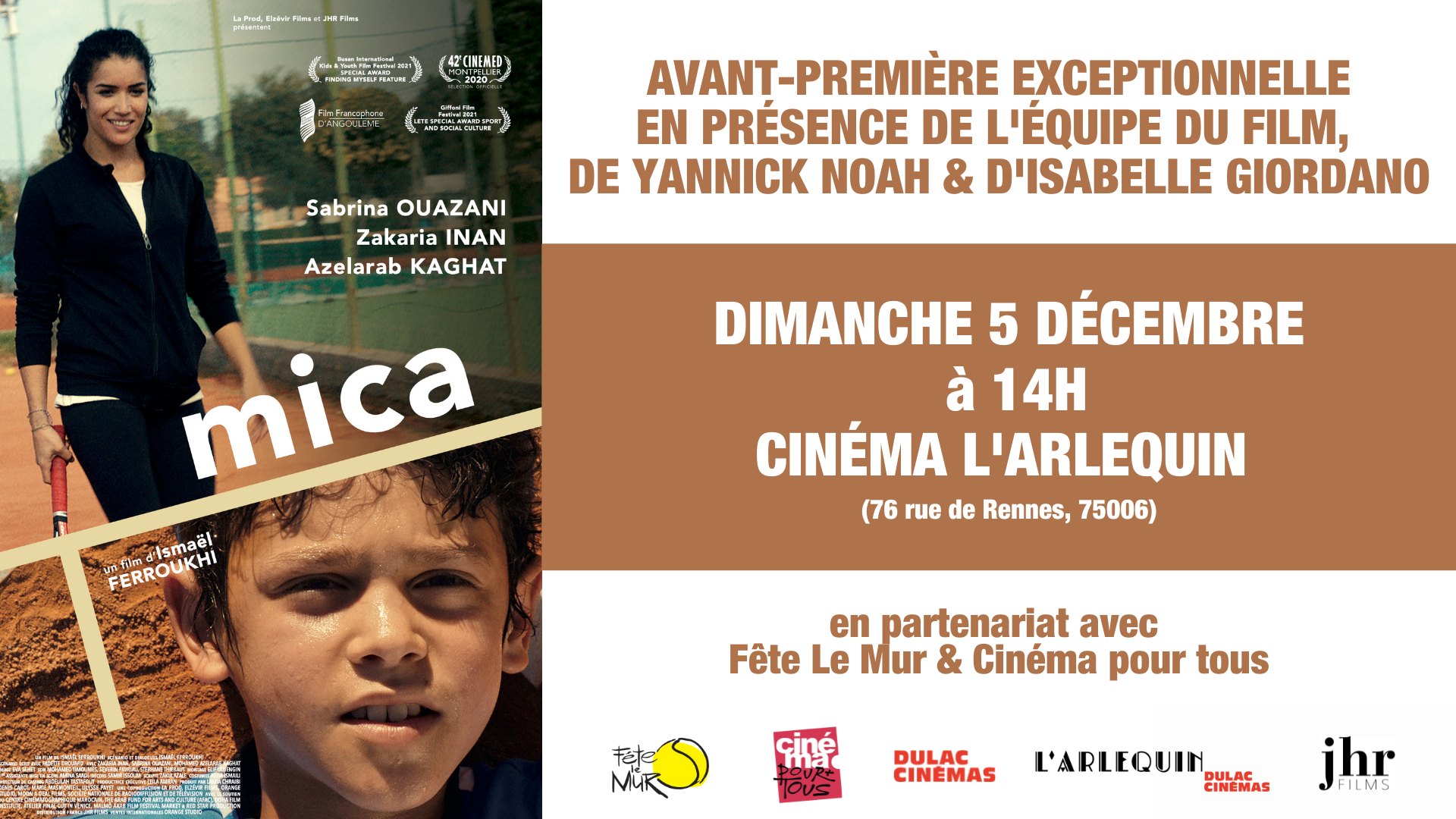 AVANT-PREMIERE : MICA | Dulac Cinémas