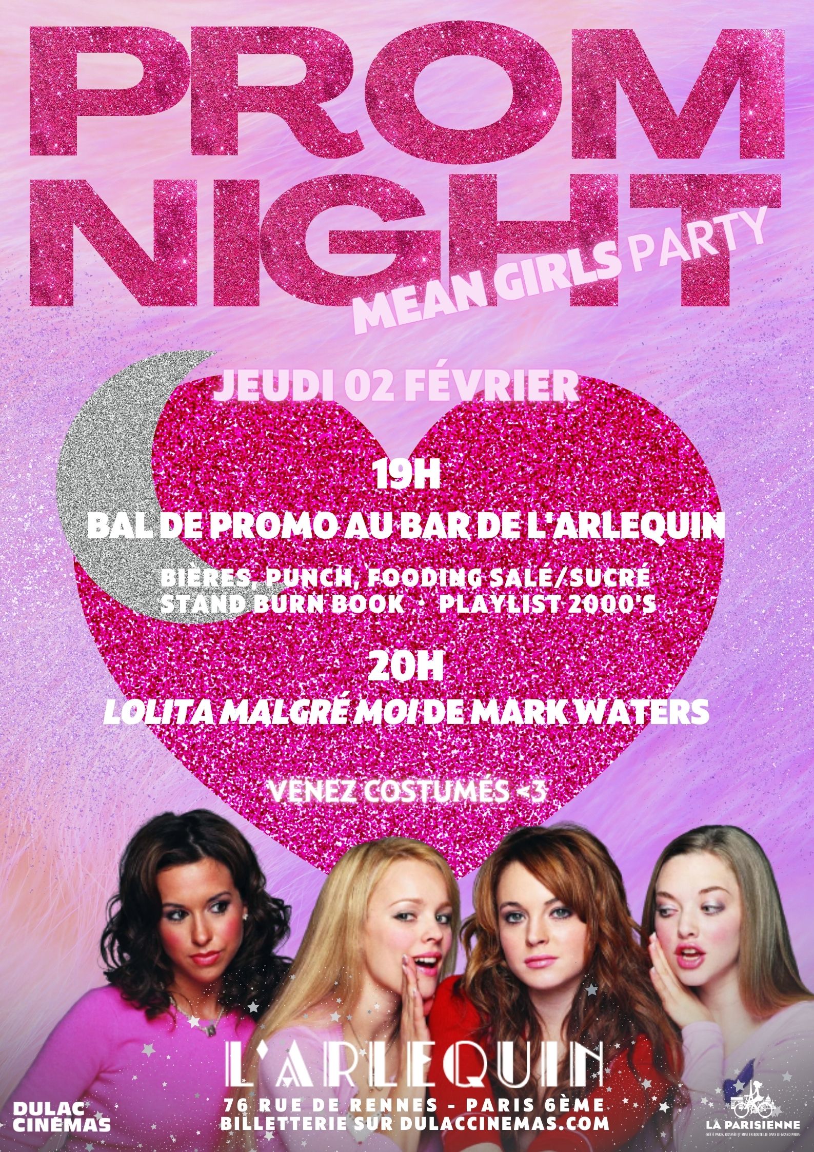 PROM NIGHT - MEAN GIRLS PARTY | Dulac Cinémas